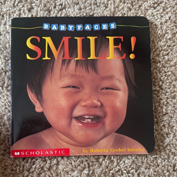 Scholastic | Toys | Scholastic Baby Faces Smile Board Book | Poshmark